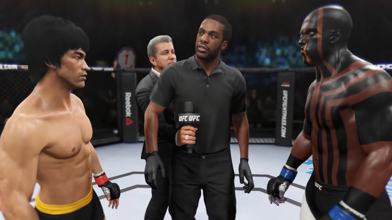 Bruce Lee vs. Night Warrior (EA sports UFC 2) - YouTube