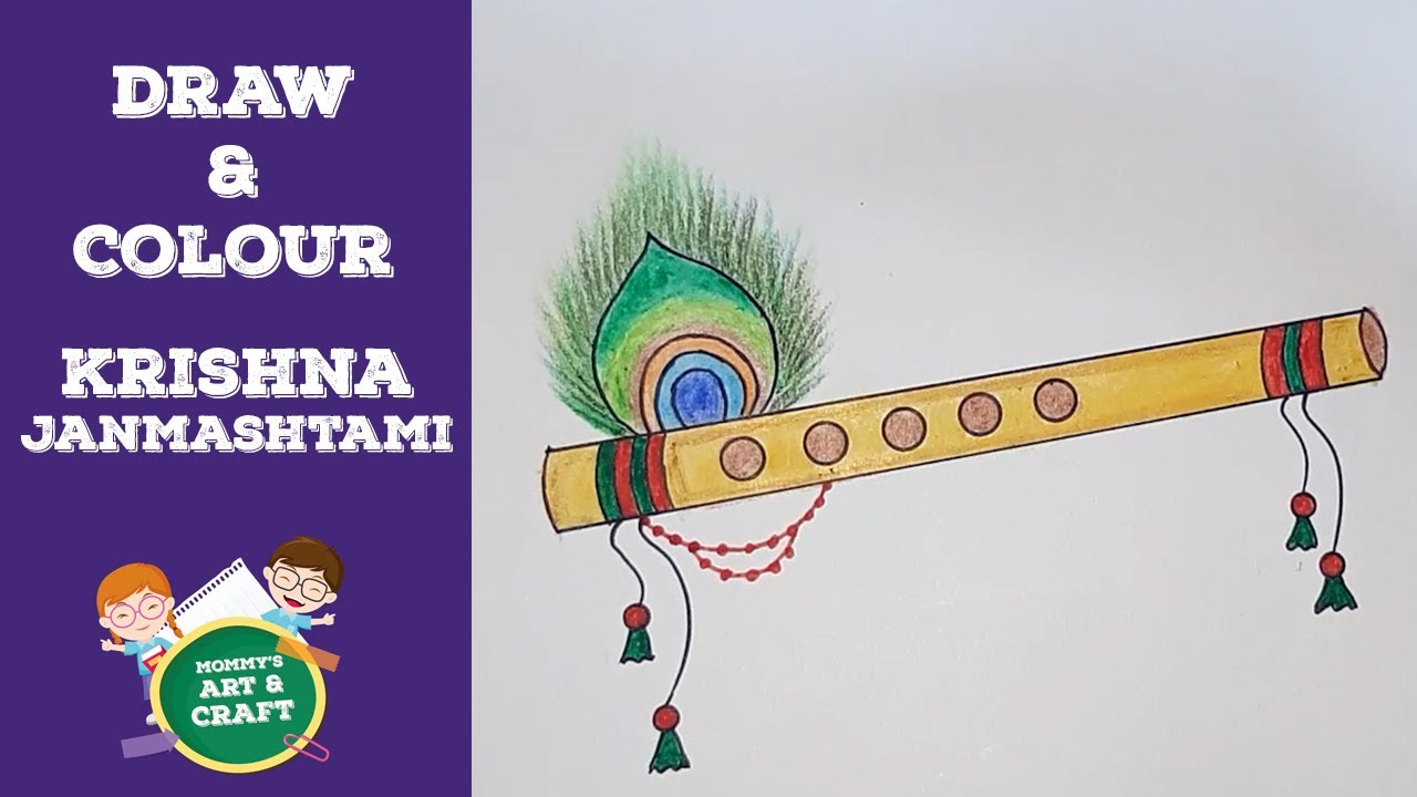 Krishna Janmashtami | Festivals of India | Drawing of Janmashtami ...