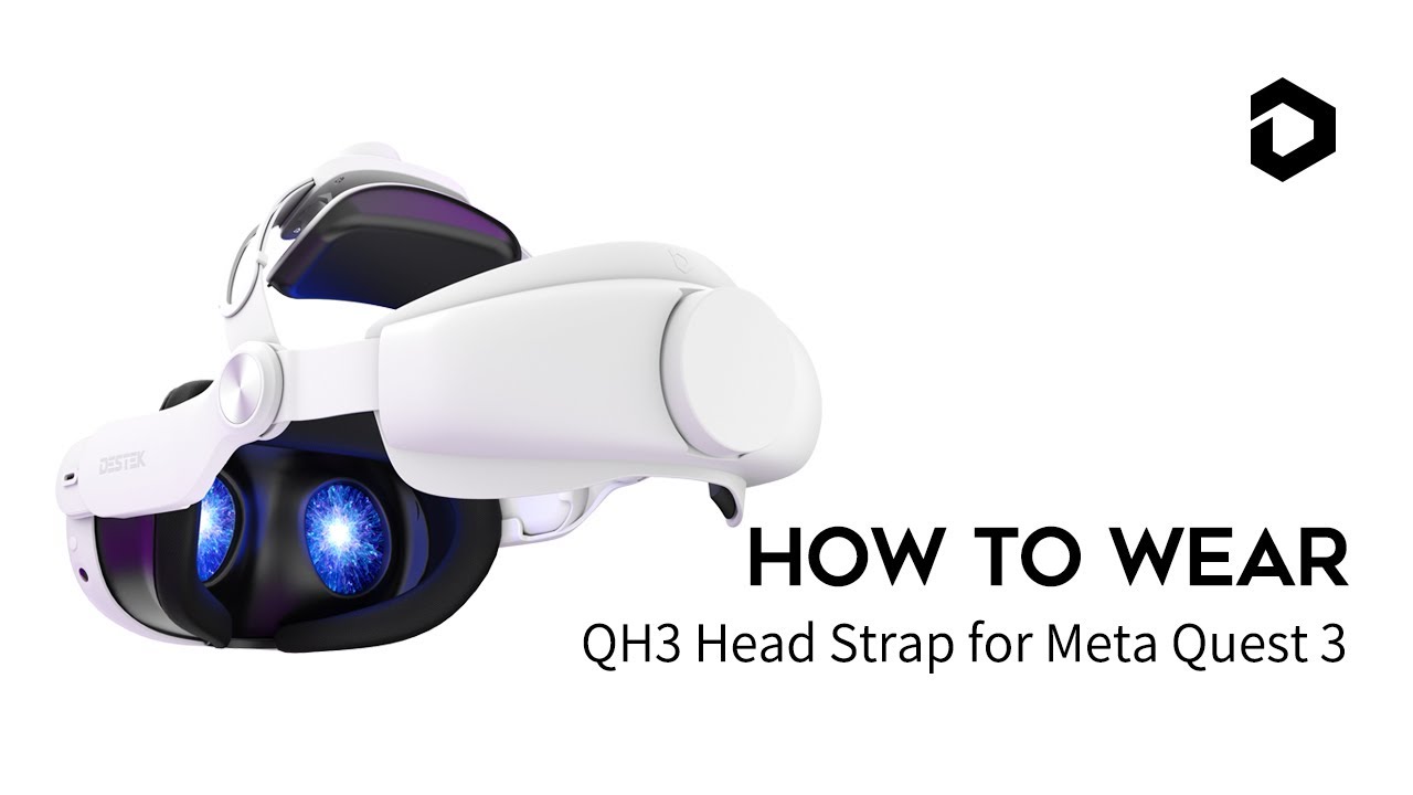 How to Wear DESTEK QH3 Head Strap for Meta Quest 3 / Quest 3S - YouTube