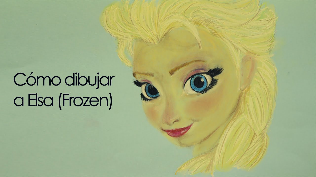 Cómo dibujar a Elsa. Frozen/ How to draw Elsa (Speed Drawing) - YouTube