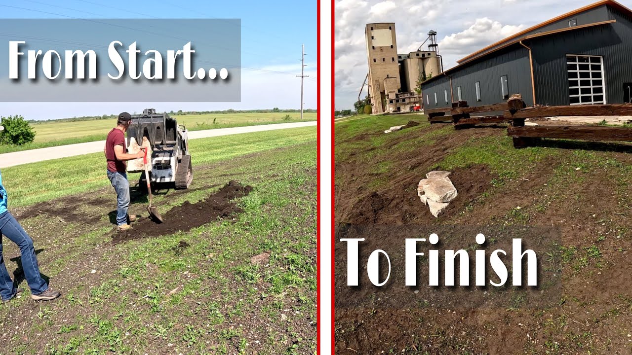 Repurposing Old Railroad Ties For Landscaping At The New Wedding Venue ...