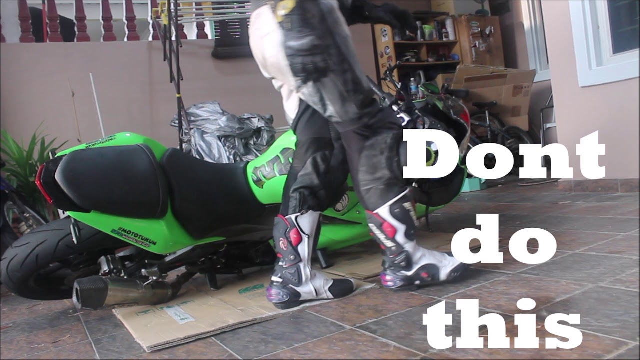 Tutorial: Cara mengangkat moto besar yang terjatuh atau tumbang ...