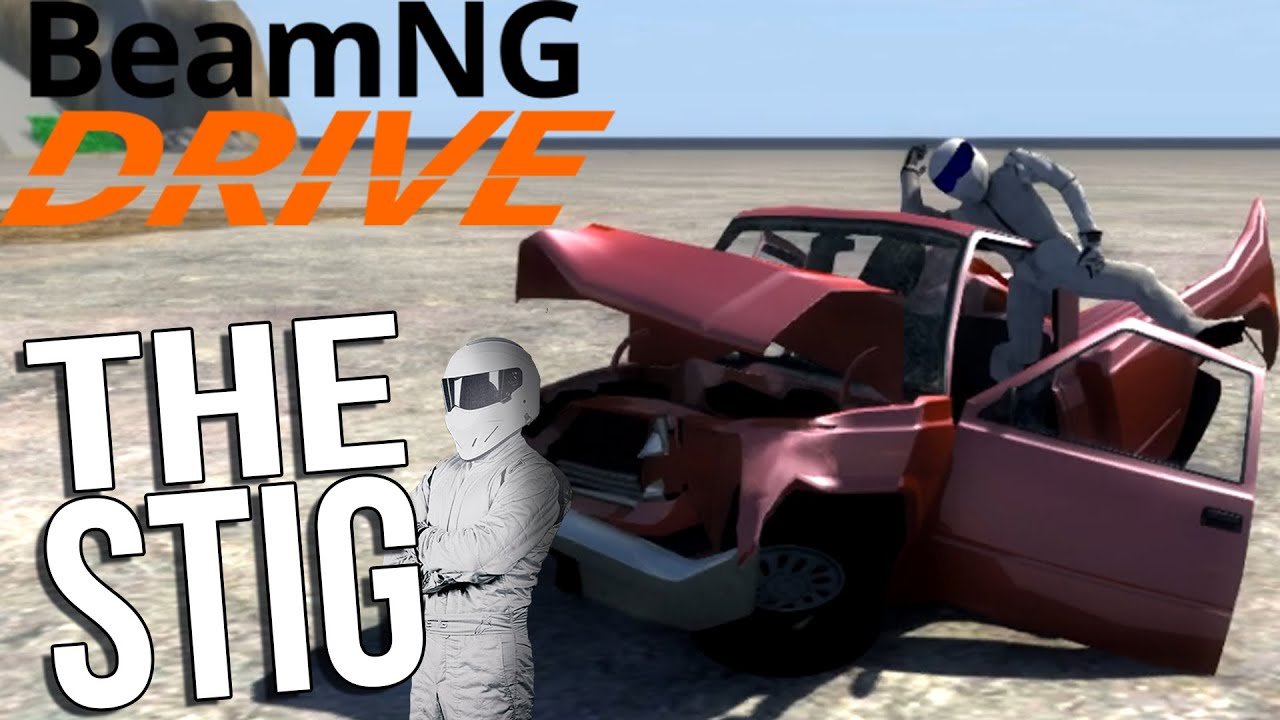 The Stig Mod Spotlight - Full Ragdoll Physics - BeamNG Drive Gameplay ...