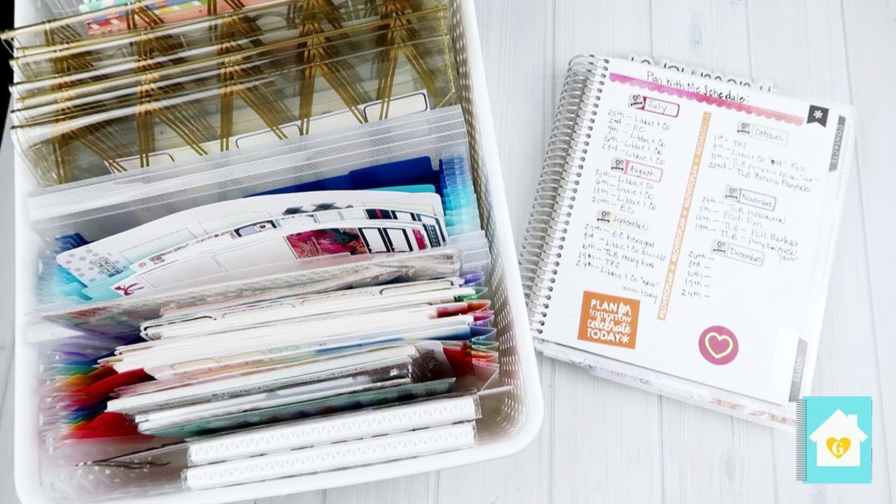 PLANNER STICKER ORGANIZATION | HOW I STORE STICKERS - YouTube