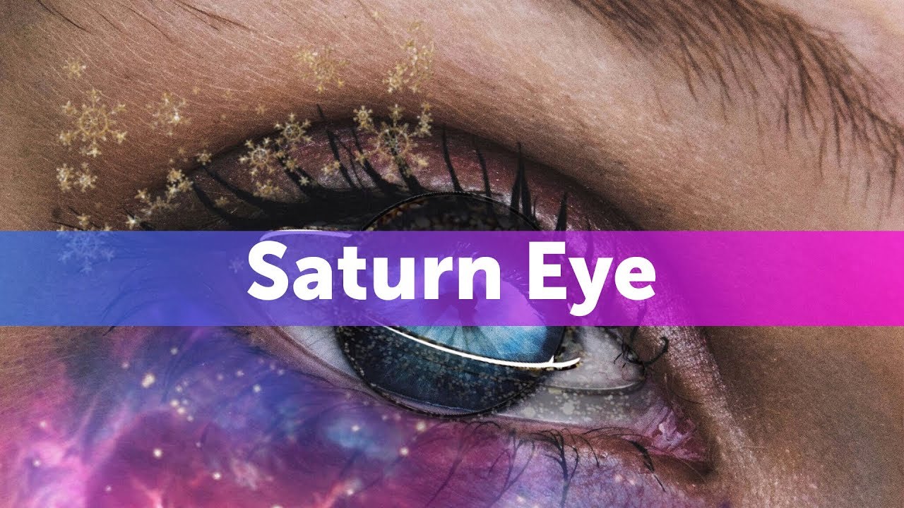 How to Create a Saturn Eye Edit with PicsArt Stickers - YouTube
