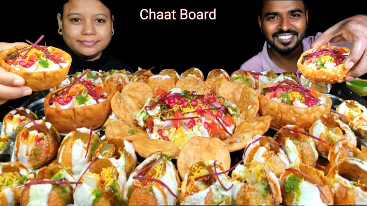 Dahi Golgappe/doi Puchka, Katori Chaat & Dahi wale Papdi Chaat | Asmr ...