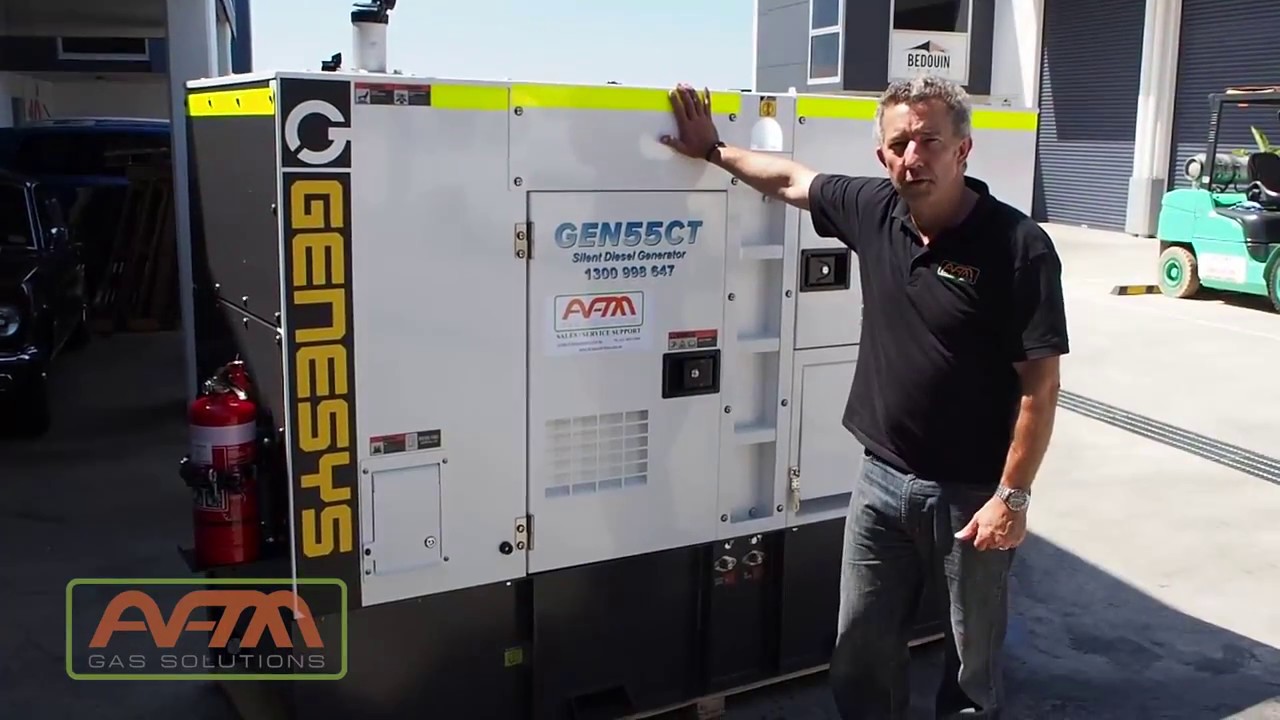 AFM Diesel Generator Genesys Range - YouTube