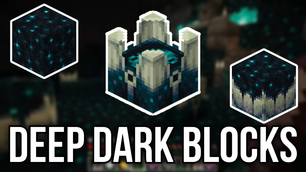 How To Get The NEW Skulk Blocks In Minecraft - YouTube