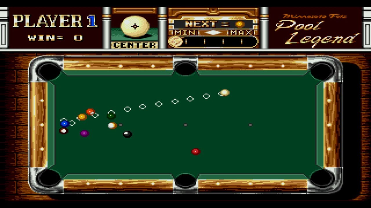 MINNESOTA FATS: POOL LEGEND - SEGA GENESIS/ MEGA DRIVE [GAMEPLAY] - YouTube