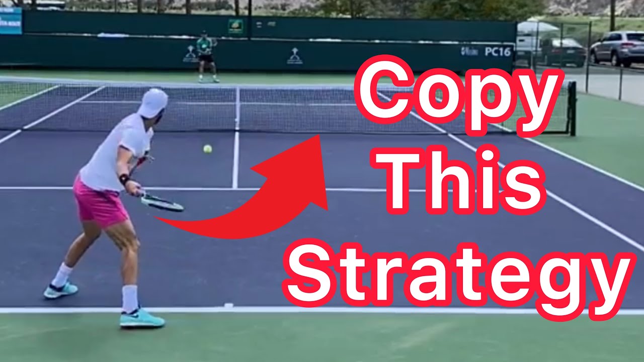Pro Singles Strategy (Tennis Technique And Footwork Analysis) - YouTube