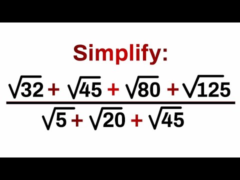 How to Simplify Tricky Radical Fractions! Surds - SAT Maths - YouTube
