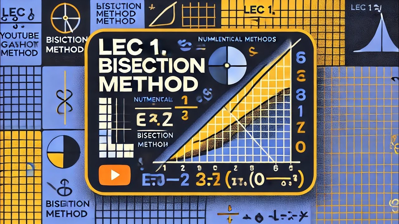 Bisection Method Part 1(Lec 1, Unit 1) - YouTube