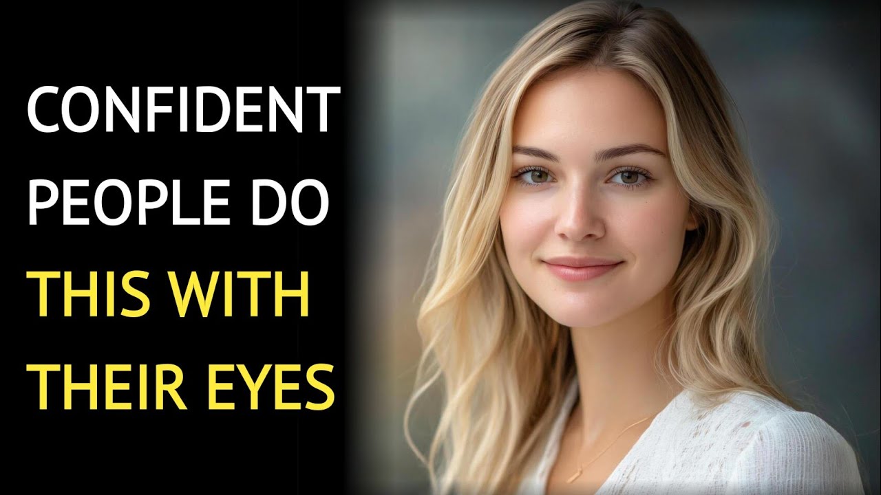 Confident People Do THIS with Their Eyes | Psychology Says - YouTube