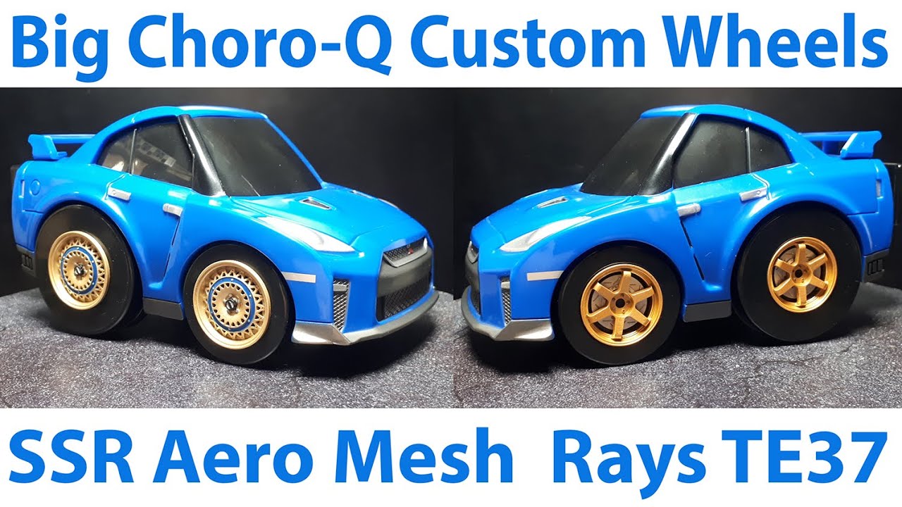 Big Choro Nissan GTR R35 custom w/3D printed wheelswap choroq Choro-Q ...