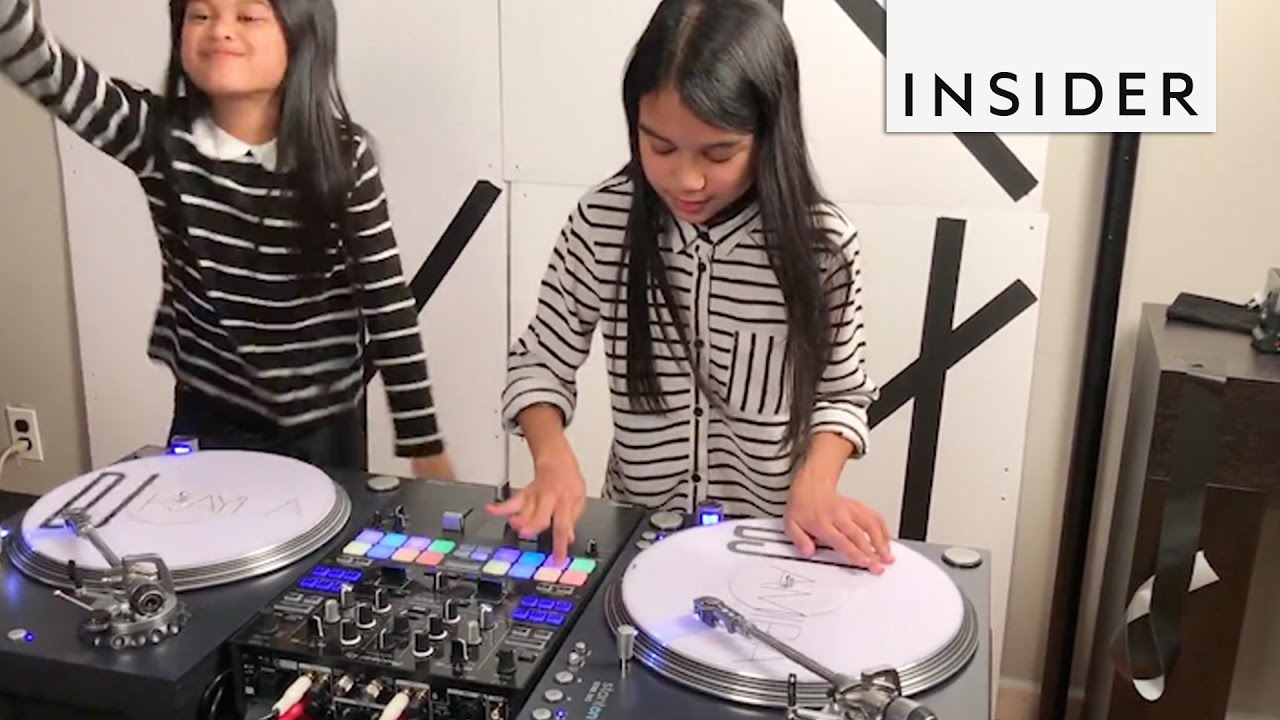 Twin Sisters Are Kid DJs - YouTube
