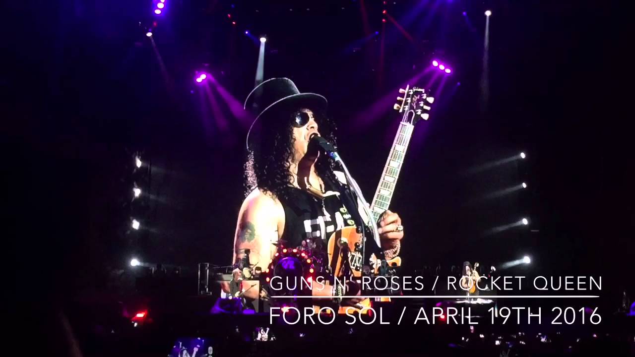 Guns n' Roses / Rocket Queen live at Mexico City - YouTube