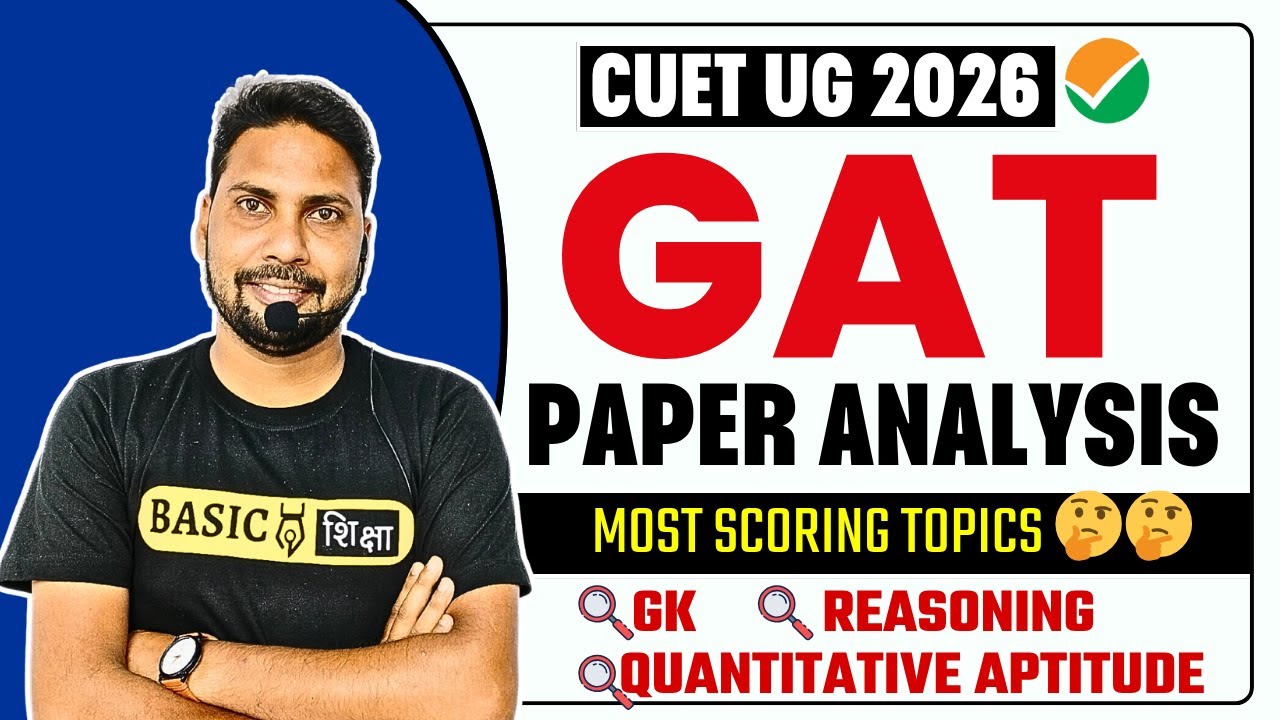 All about Cuet 2026 GAT PYQ, Syllabus, Pattern, Strategy| Cuet General ...