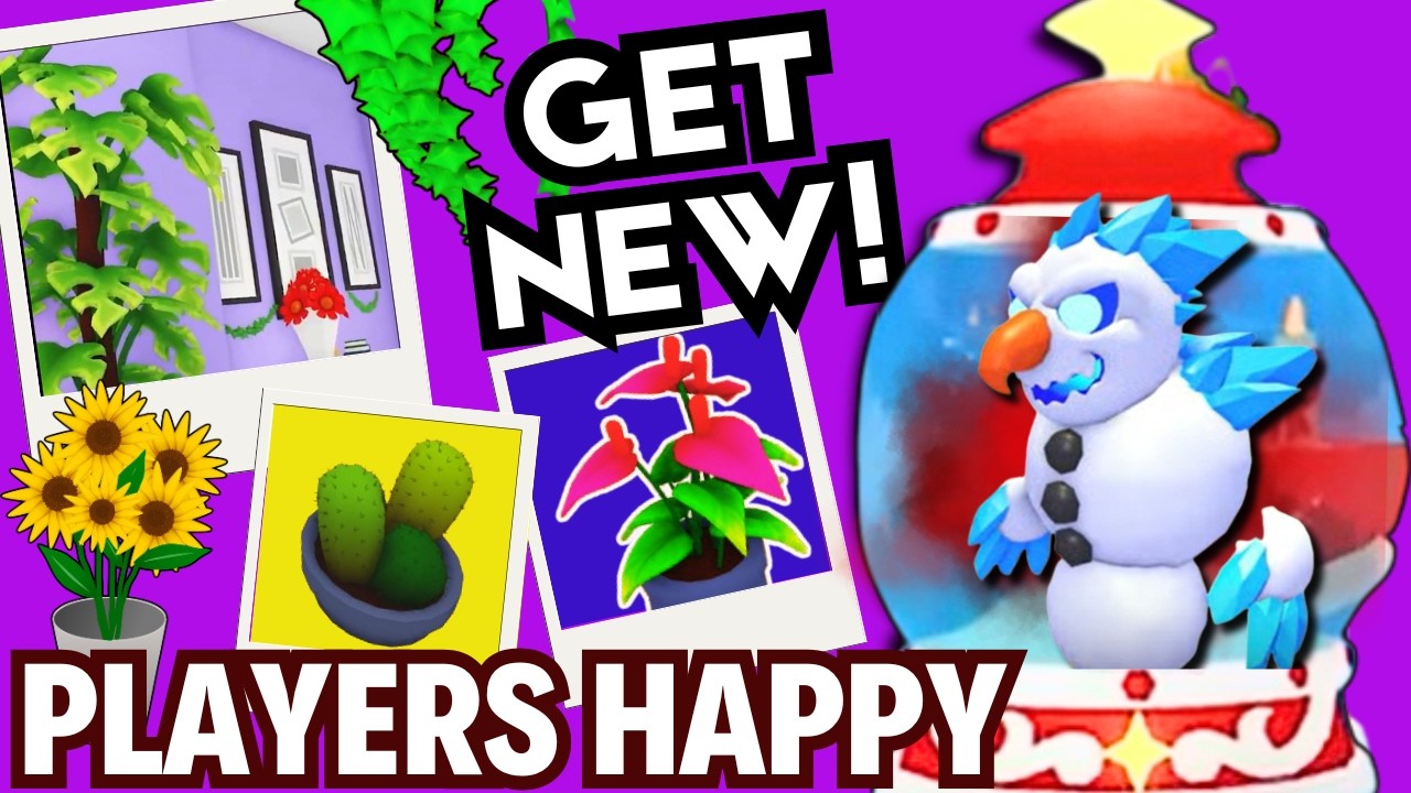 NEW PLANTS FURNITURE PACK & DISPLAY SET!🌿Transform YOUR ADOPT ME HOUSE ...