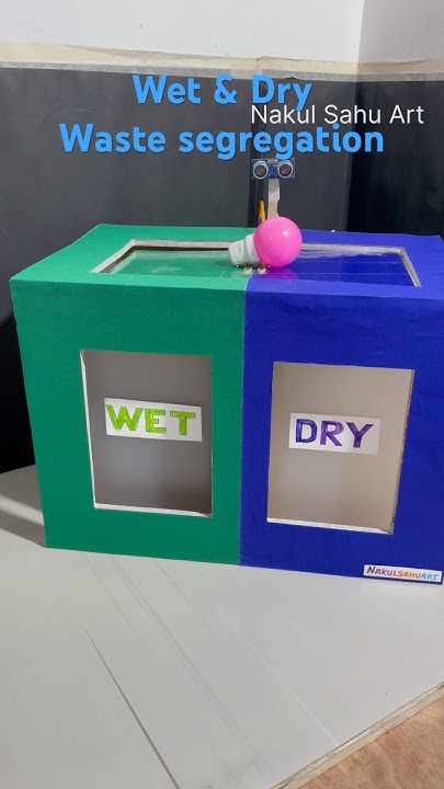 Arduino Project | wet and dry waste segregation #youtubeshorts #shortsfeed Nakul Sahu art - YouTube