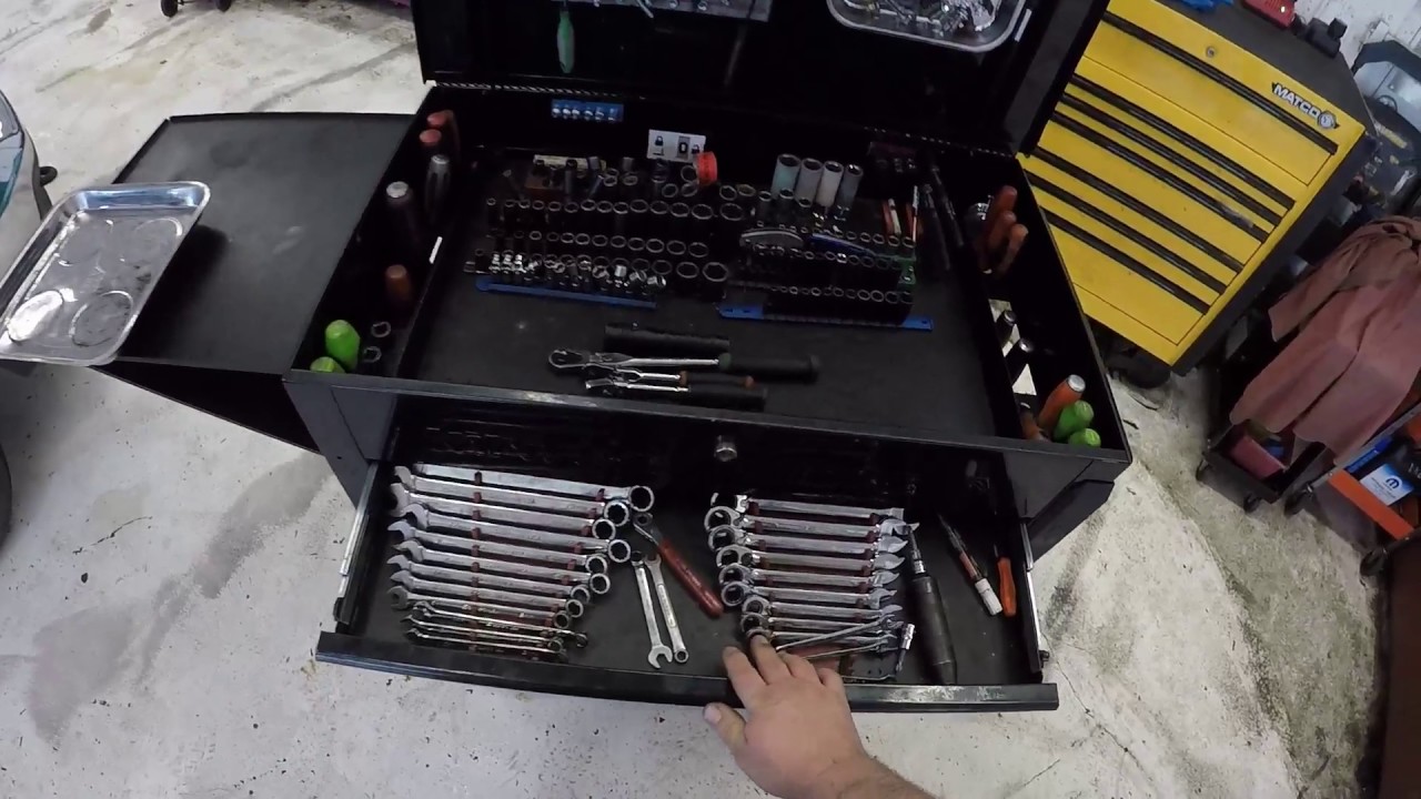 Auto tech Tool cart efficiency - YouTube