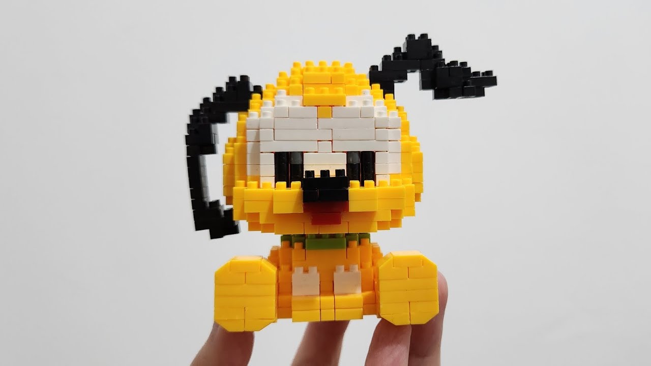 Pluto Blocks Building - YouTube