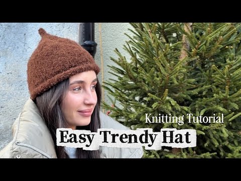 Easy Knitted Hat – Simple Pattern with a Clean Modern Look