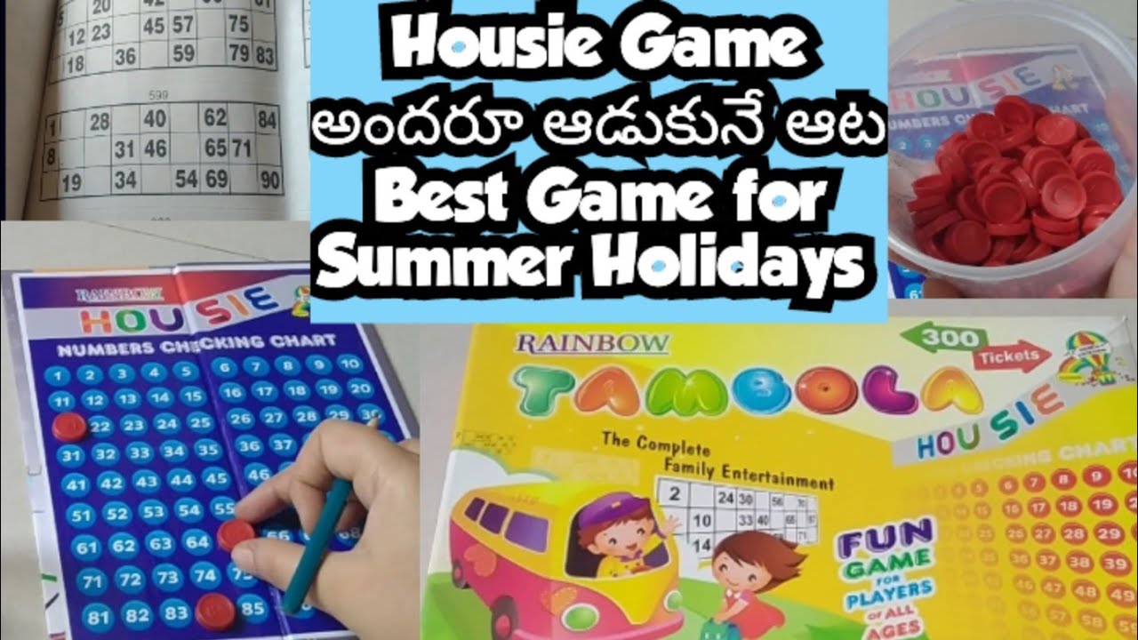 How to play Tambola Game in Telugu/ Housie Game/Family Timepass Games ...