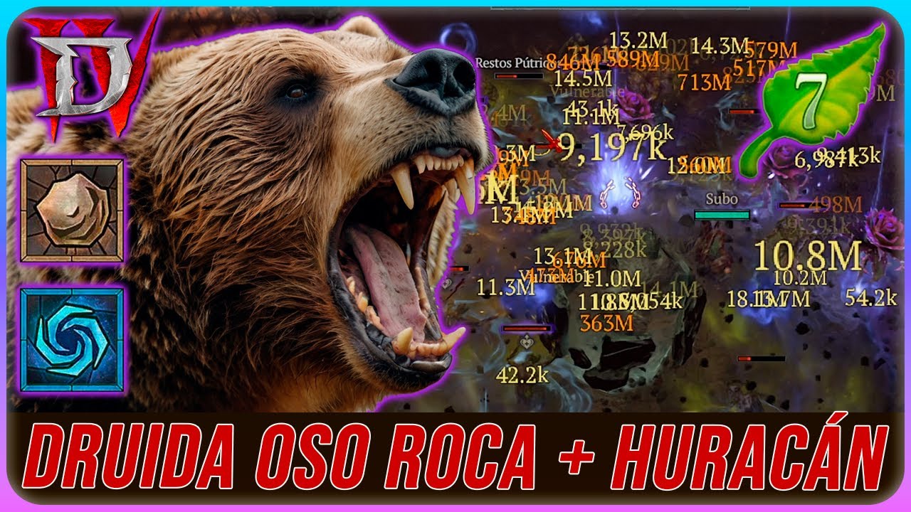 [Diablo 4] DRUIDA OSO - FACIL DE ARMAR/JUGAR | GUIA BASICA - YouTube