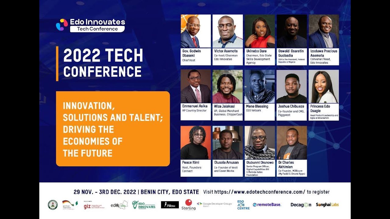 Edo Innovates Tech Conference (Day 3 Morning Session) - YouTube