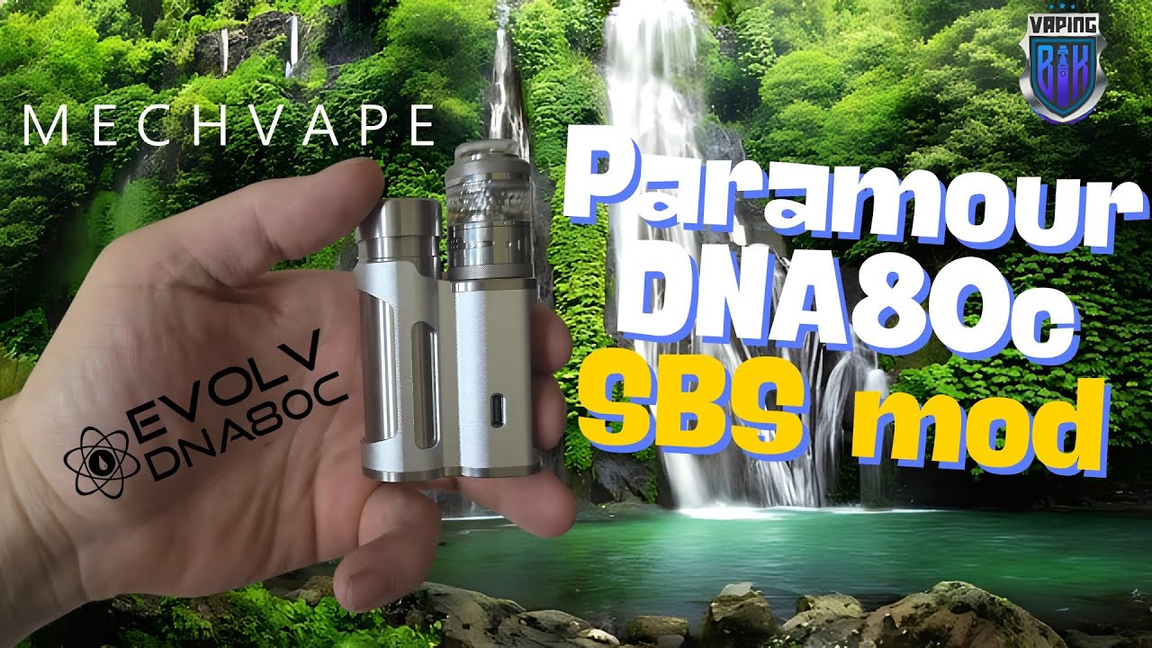 Paramour DNA80c SBS mod by Mechvape - YouTube