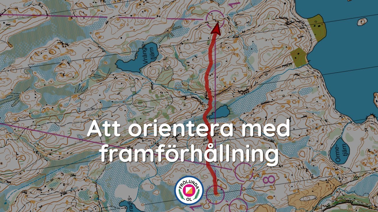 Orienteringsteknik - Att orientera med framförhållning - YouTube