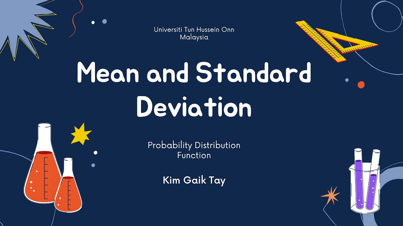 Mean and Standard Deviation of Probability Distribution Function Using ...