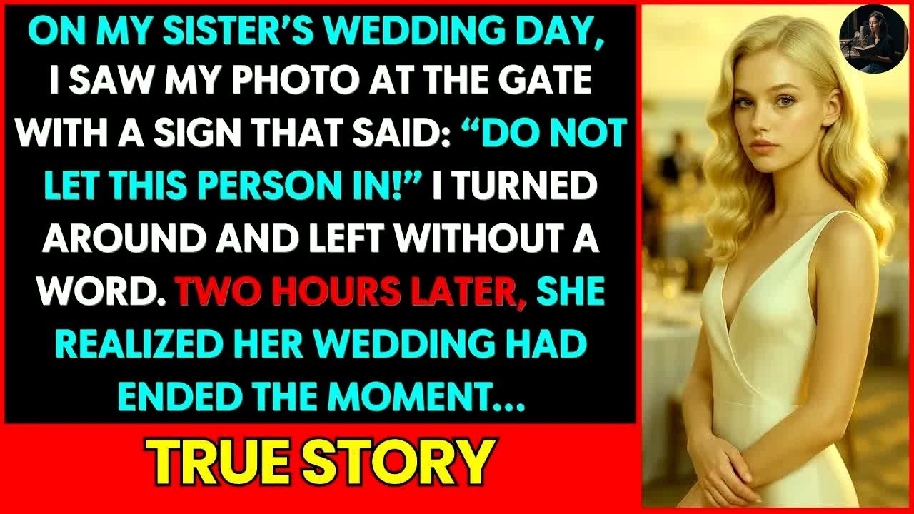 My Sister Didn’t Let Me Come To Her Wedding — But Her Big Day Ended ...