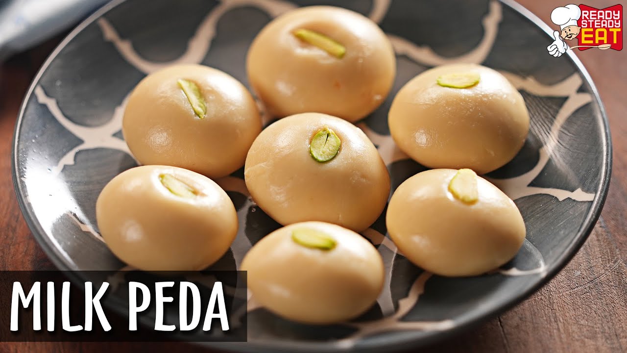 Easy Milk Peda Recipe | How To Make Doodh Peda | Indian Mithai By Ready ...