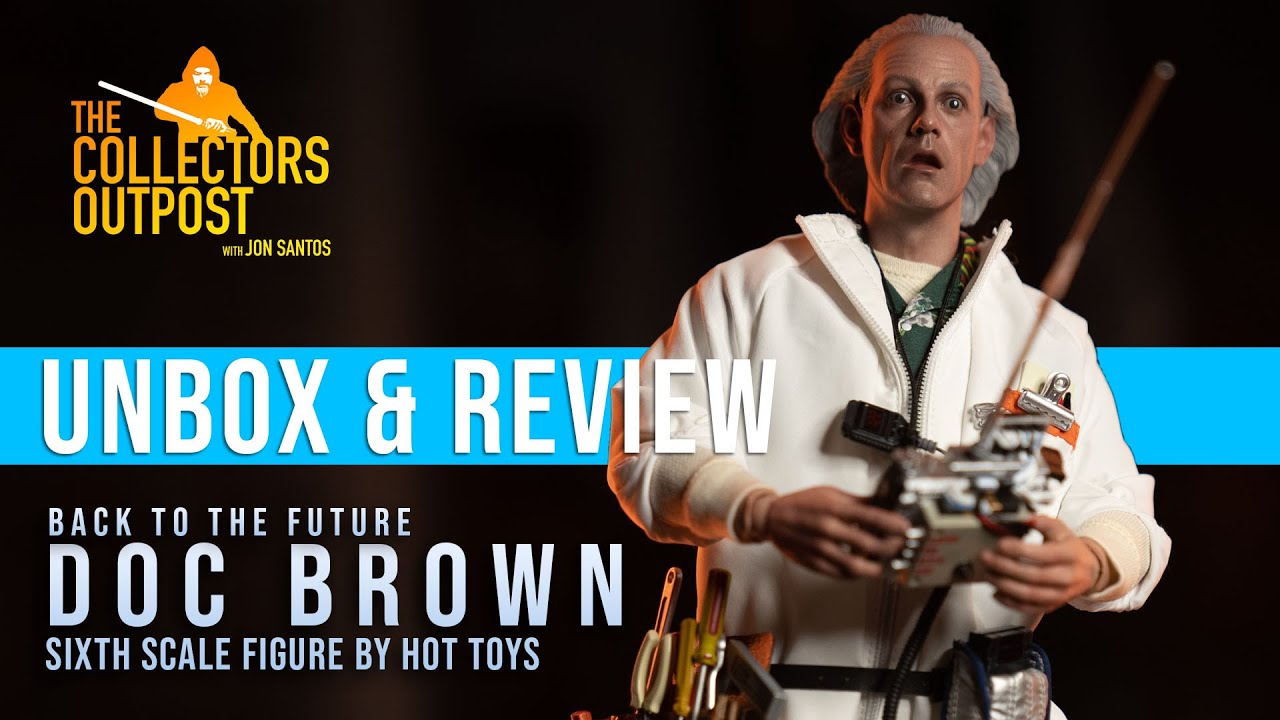 Hot Toys - Doc Brown 1/6 scale Unbox & Review - YouTube