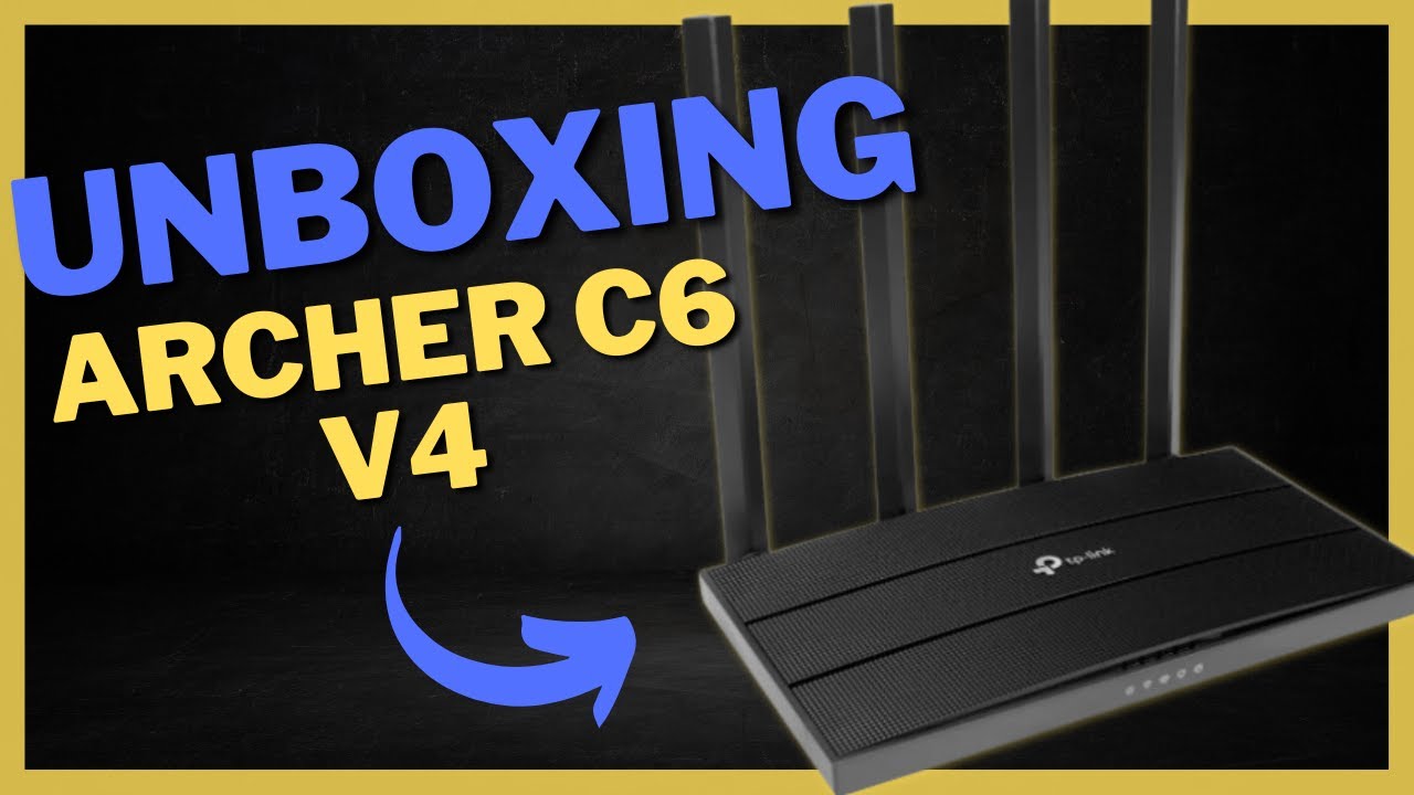 Unboxing Roteador TP Link Archer C6 V4 - YouTube