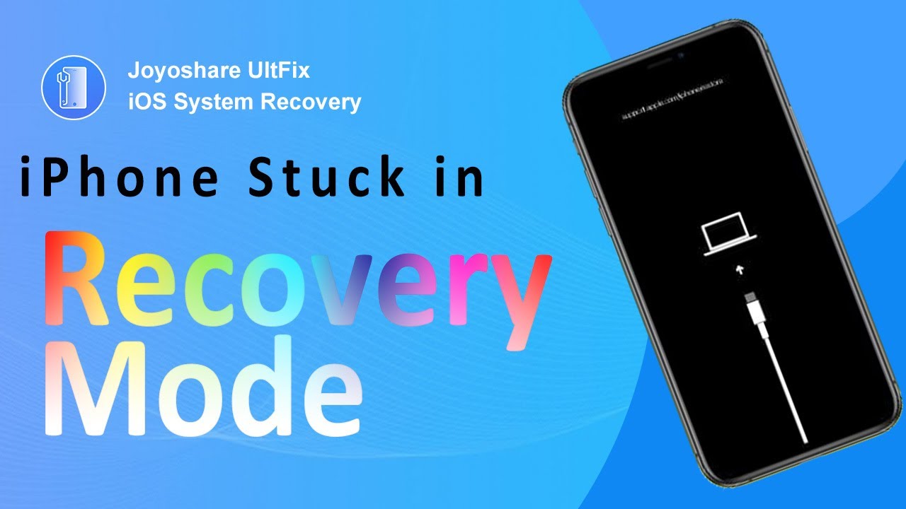 How to Fix iPhone Stuck in Recovery Mode | Joyoshare UltFix - YouTube