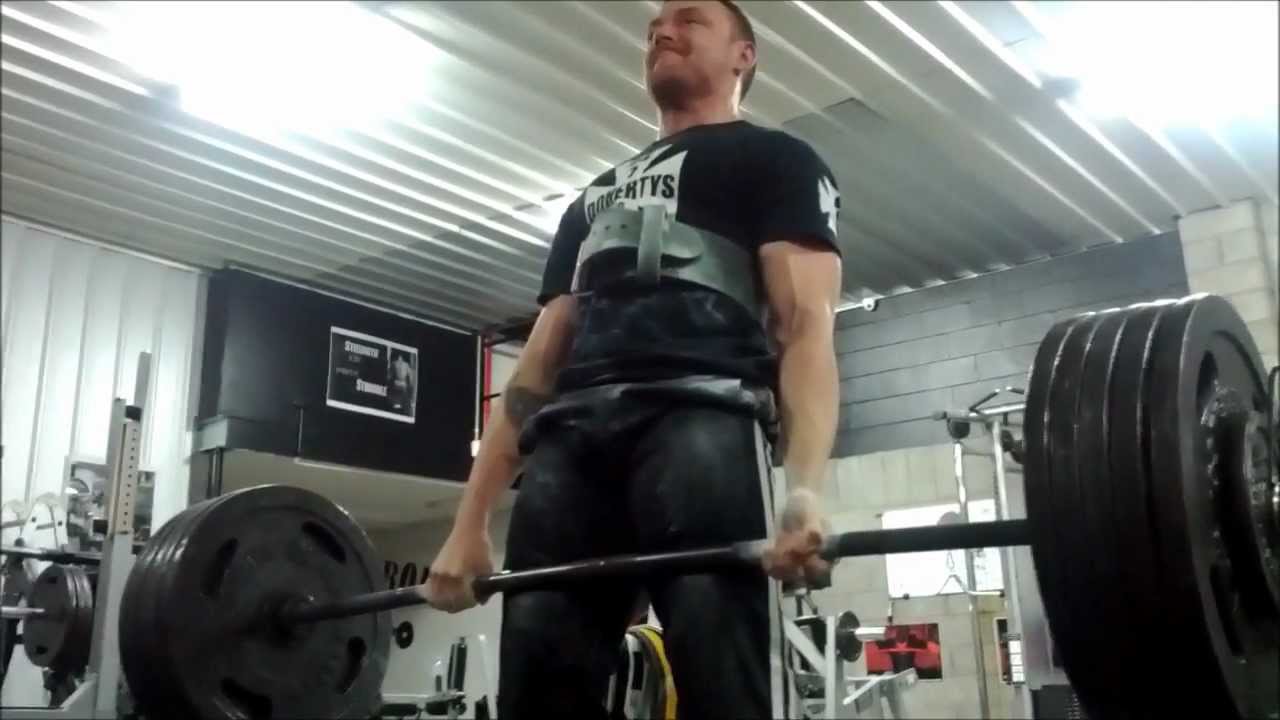 IRON UNDERGROUND's Ben Langton - 225 KG Deadlifts x 2 - YouTube