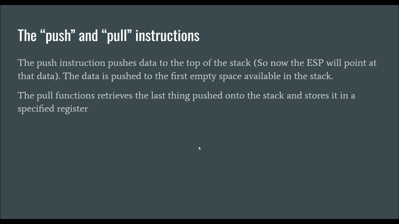 Assembly Basics: Pt 2 - YouTube