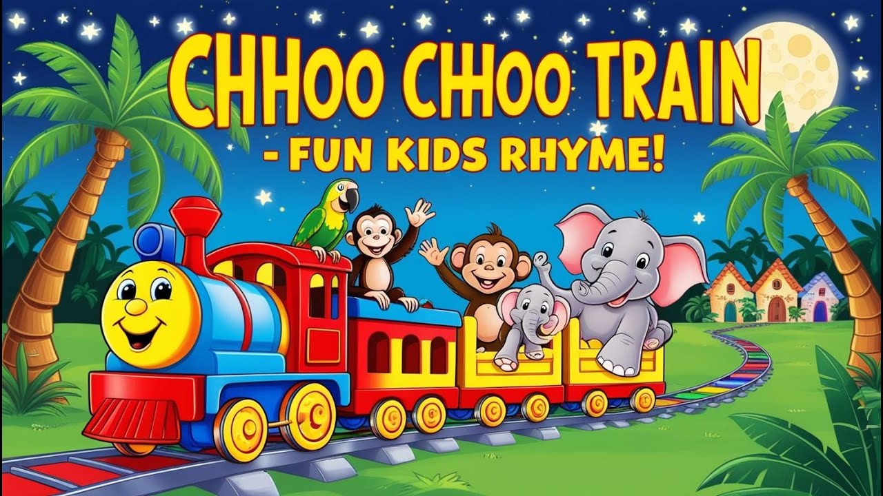 Chho Chhoo Train | Fun Indian Nursery Rhyme for Kids | Toddler Train ...