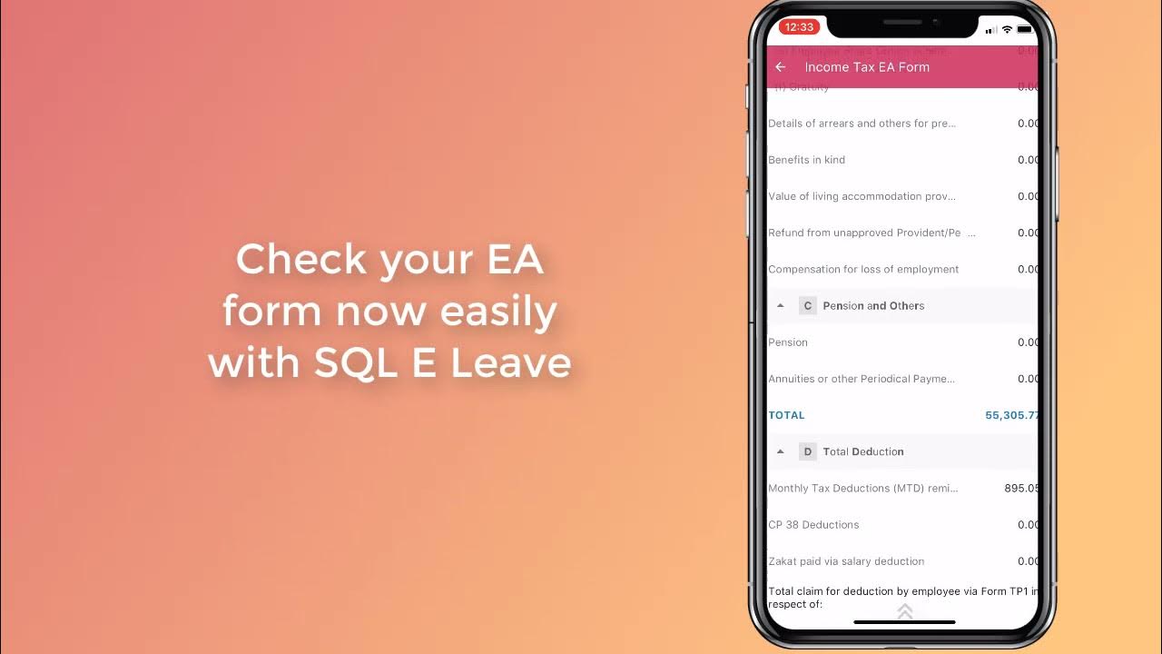 SQL E Leave SQL Accounting Manage Leave, Salary Info, Unlimited Year ...