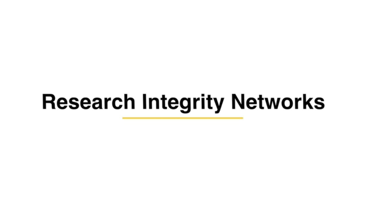 Research Integrity Networks - YouTube