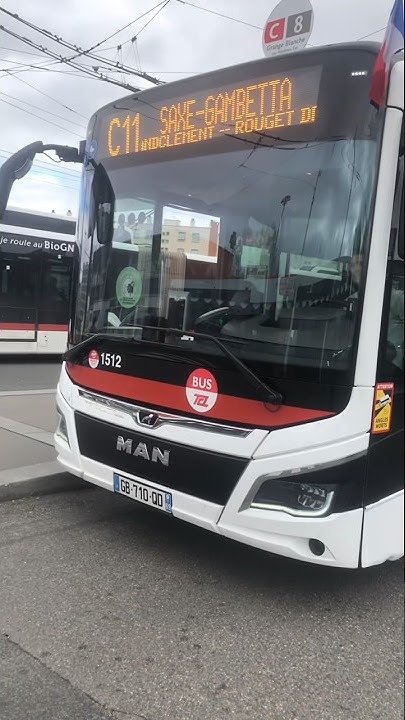 Présentation du New Man Efficient Hybrid 18 GNV Numéro 1512 sur la Ligne C11 un grand merci au ...