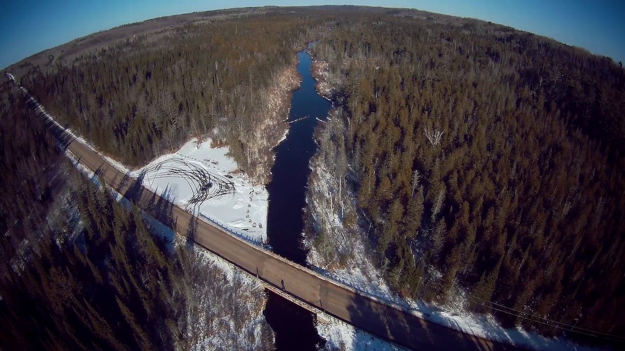 Brule River at Stone's Bridge - YouTube