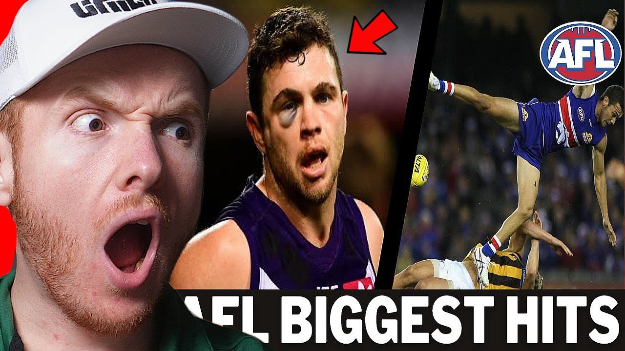 AMERICAN Reacts to AFL BIGGEST HITS!! NO WAY THIS IS REAL | WATCH AT ...