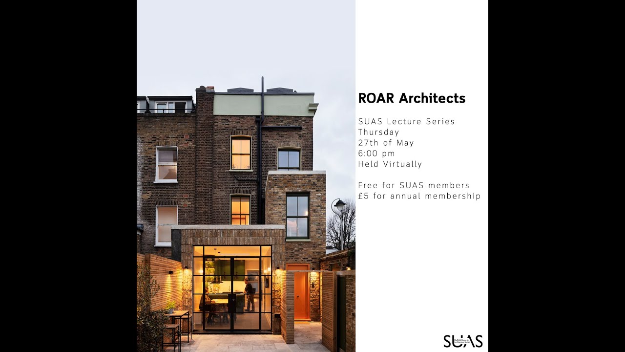 Lecture series - ROAR Architects - YouTube