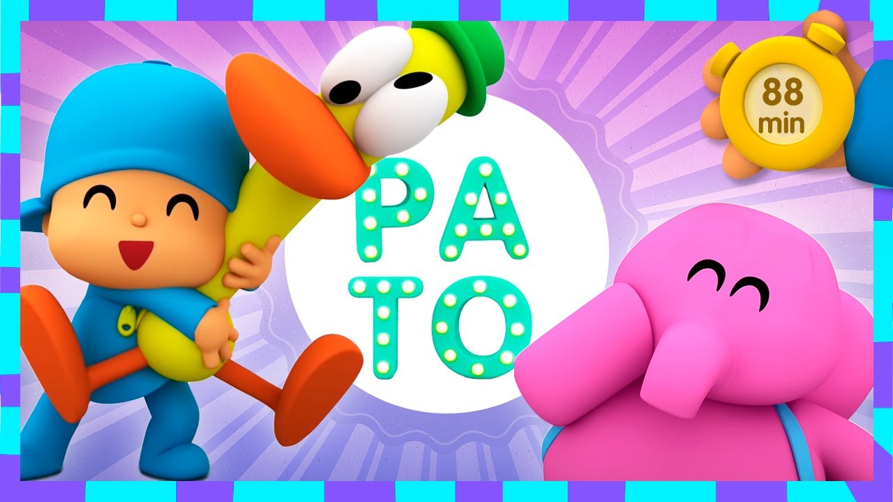 🐤 POCOYO & NINA - Pato's Best Moments [88 min] ANIMATED CARTOON for ...