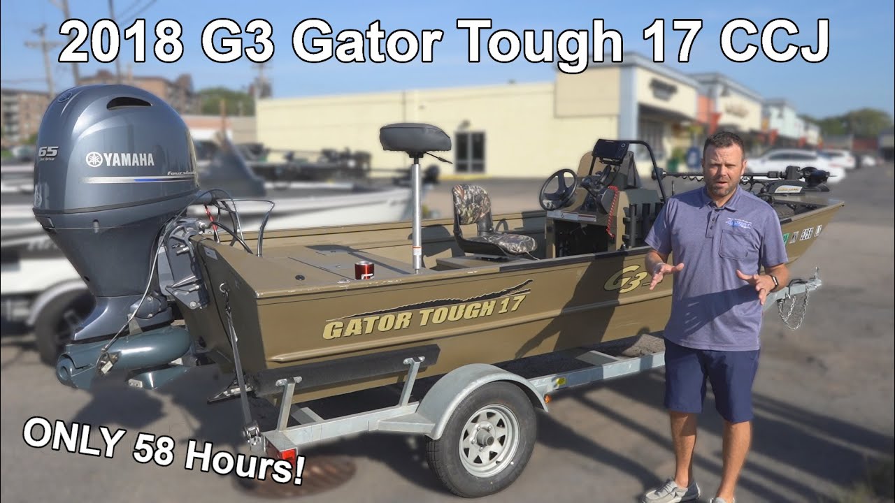 2018 G3 Gator Tough 17 CCJ - USED BOAT SHOWCASE - YouTube