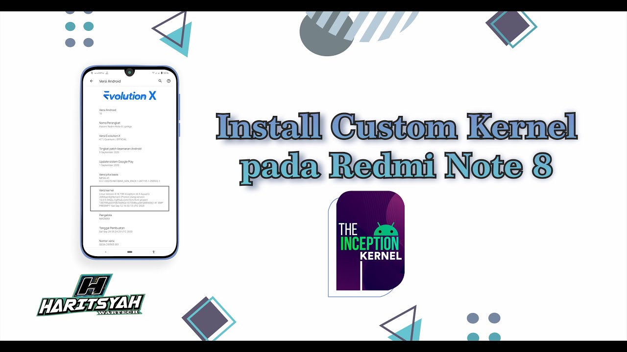 Cara Install Custom Kernel pada Handphone Xiaomi | #2 Redmi Note 8 ...
