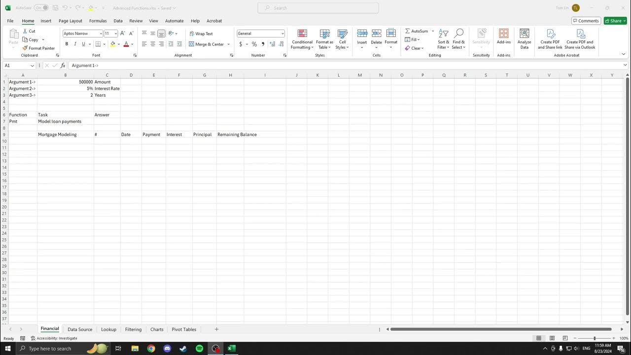 Introduction to Advanced Functions | Excel Maven 2.0 | FREE Excel Course | Pineville Initiative ...